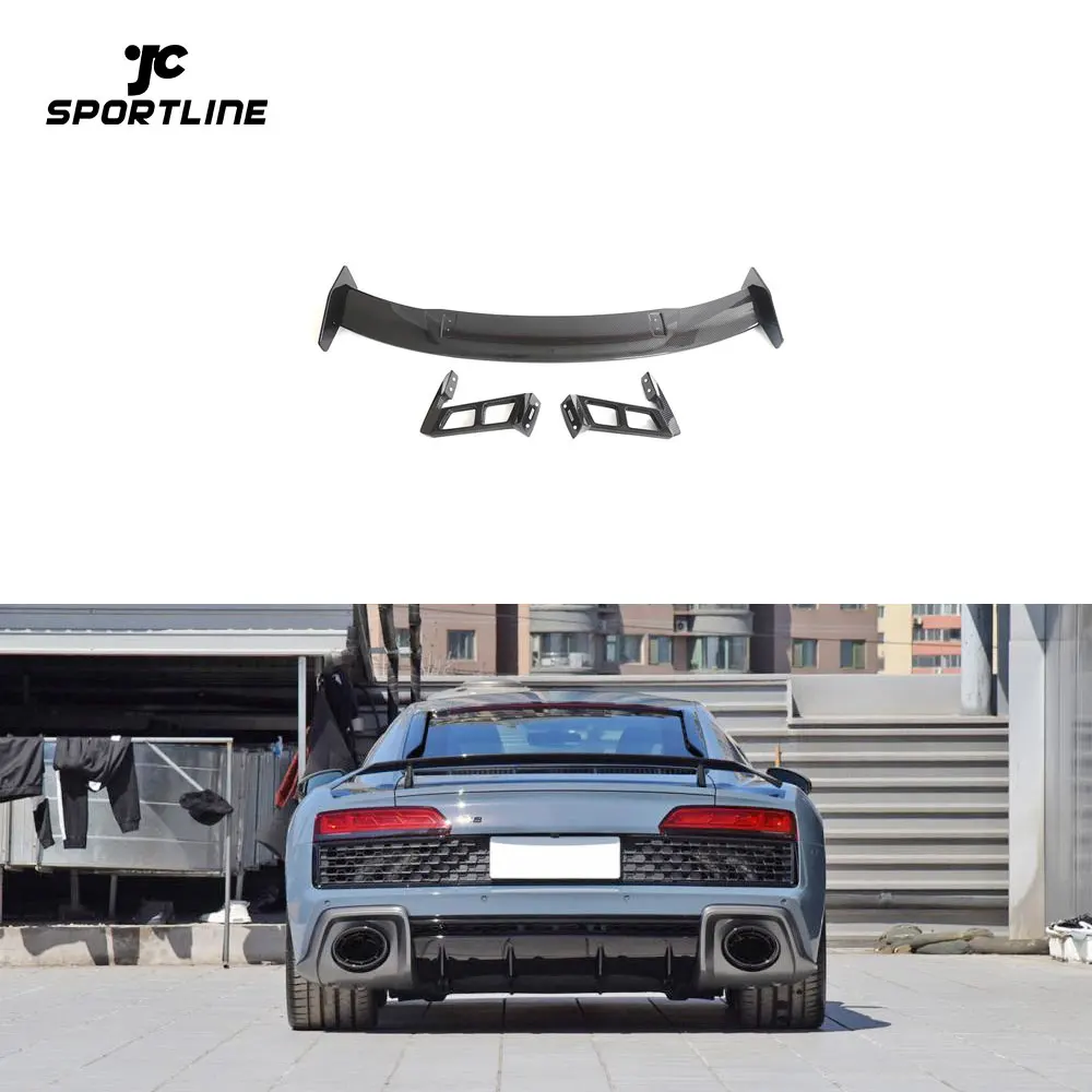 Dry Carbon Fiber R8 V10 High Rear Wing For Audi R8 V10 2023 - Buy R8 ...