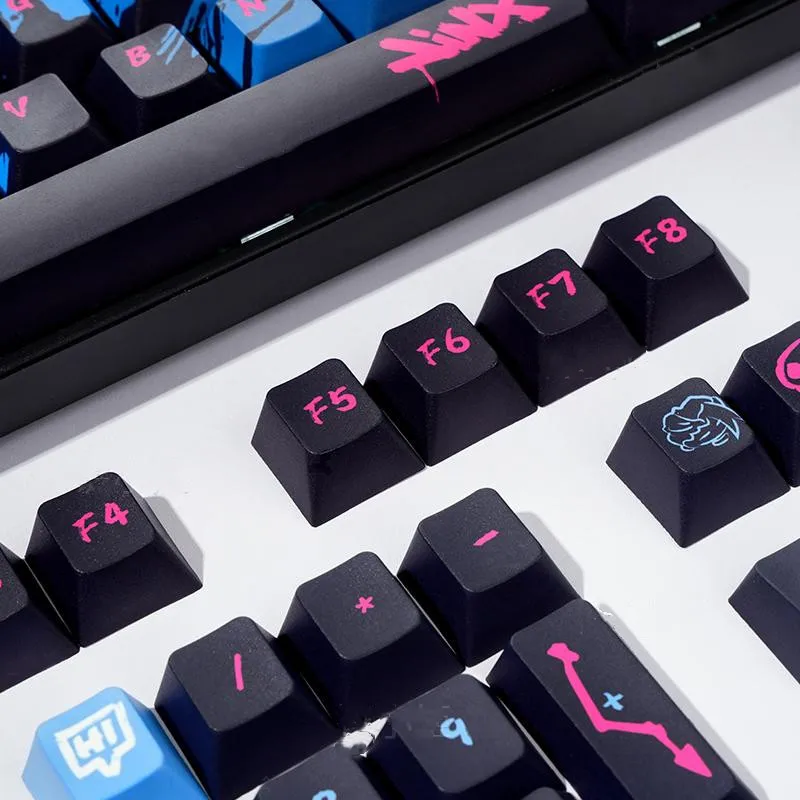 Creative Jinx Keycaps PBT Dye Sublimation Cherry Prrofile for Mad68 ...