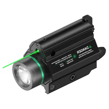 Red/green Laser Flashlight Combo 200 Lumen Tactical Light With P&r ...