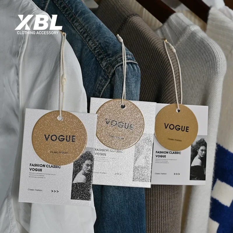 Clothing Hang Swing Tag,Eco Luxury Custom Paper Clothes Label Textured ...