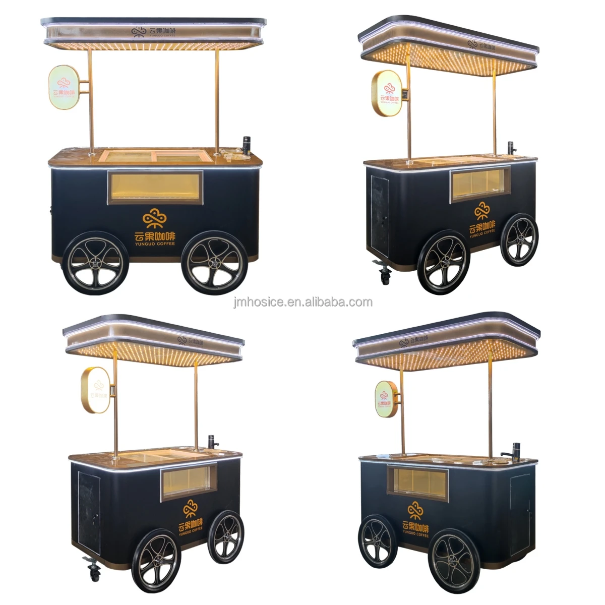 Waffle Carts Food Cart Ice Cream Push Carts /ice Cream Trolley/ice ...