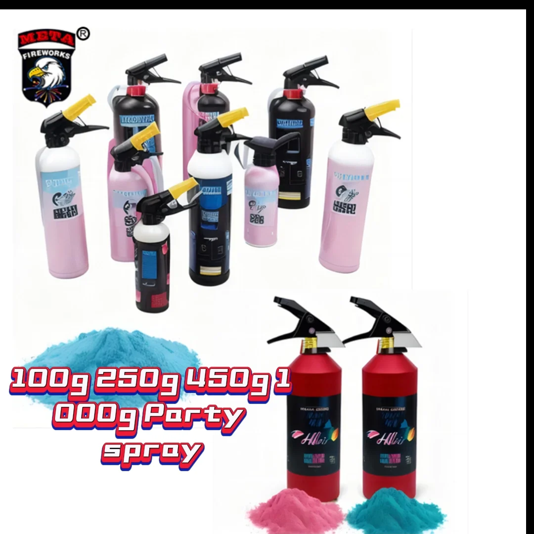 Iron Can 100g Aluminum Tank Gender Reveals Color Spray Extinguisher ...