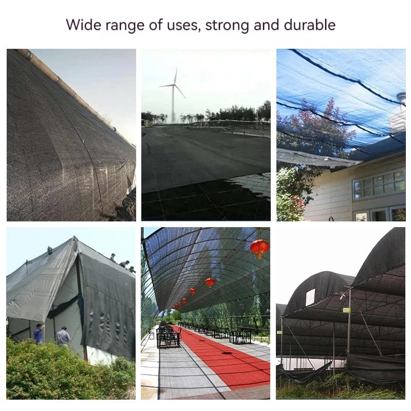 100% HDPE Farm Sun Shading Net Agriculture Greenhouse 50% Shade Netting ...