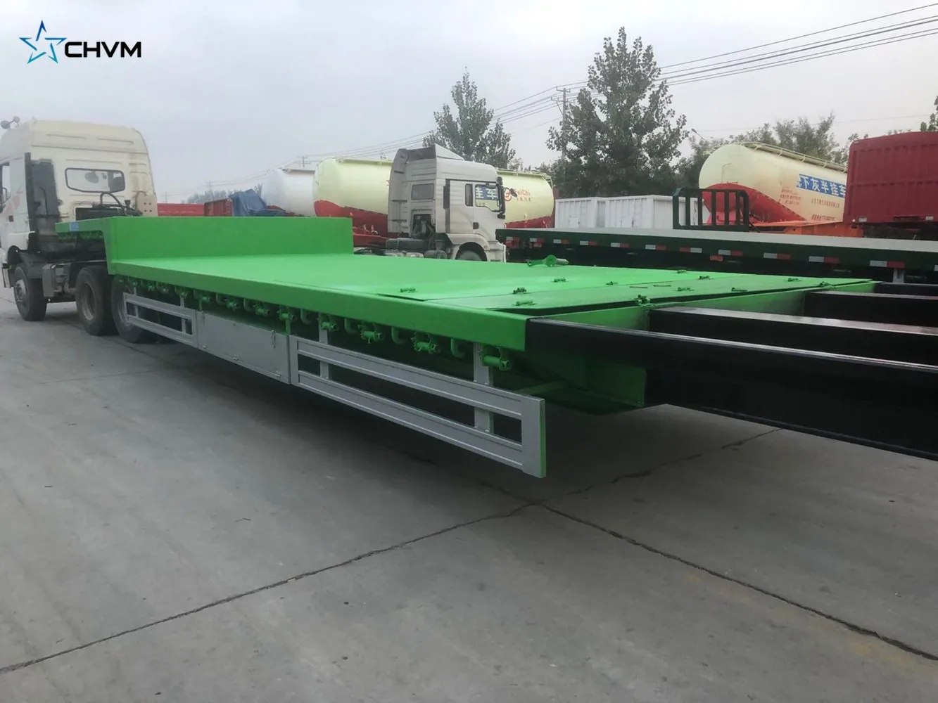 Extendable Low Loader Deck Trailer Hydraulic Wind Blade Transport Low ...