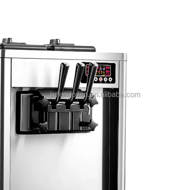 Commercial Automatic Tabletop Soft Ice Cream Maker Machine / Snow Ice ...