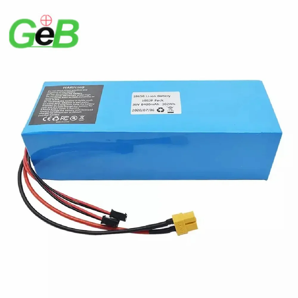 Geb Rechargeable 36v 6ah 7.8ah 8.4ah 9ah 10.5ah 18650 10s3p Lithium ...