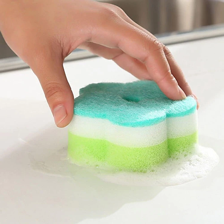 High Quality Durable Kitchen Cleaning Scrubber Sponge Absorbent Recycle ...