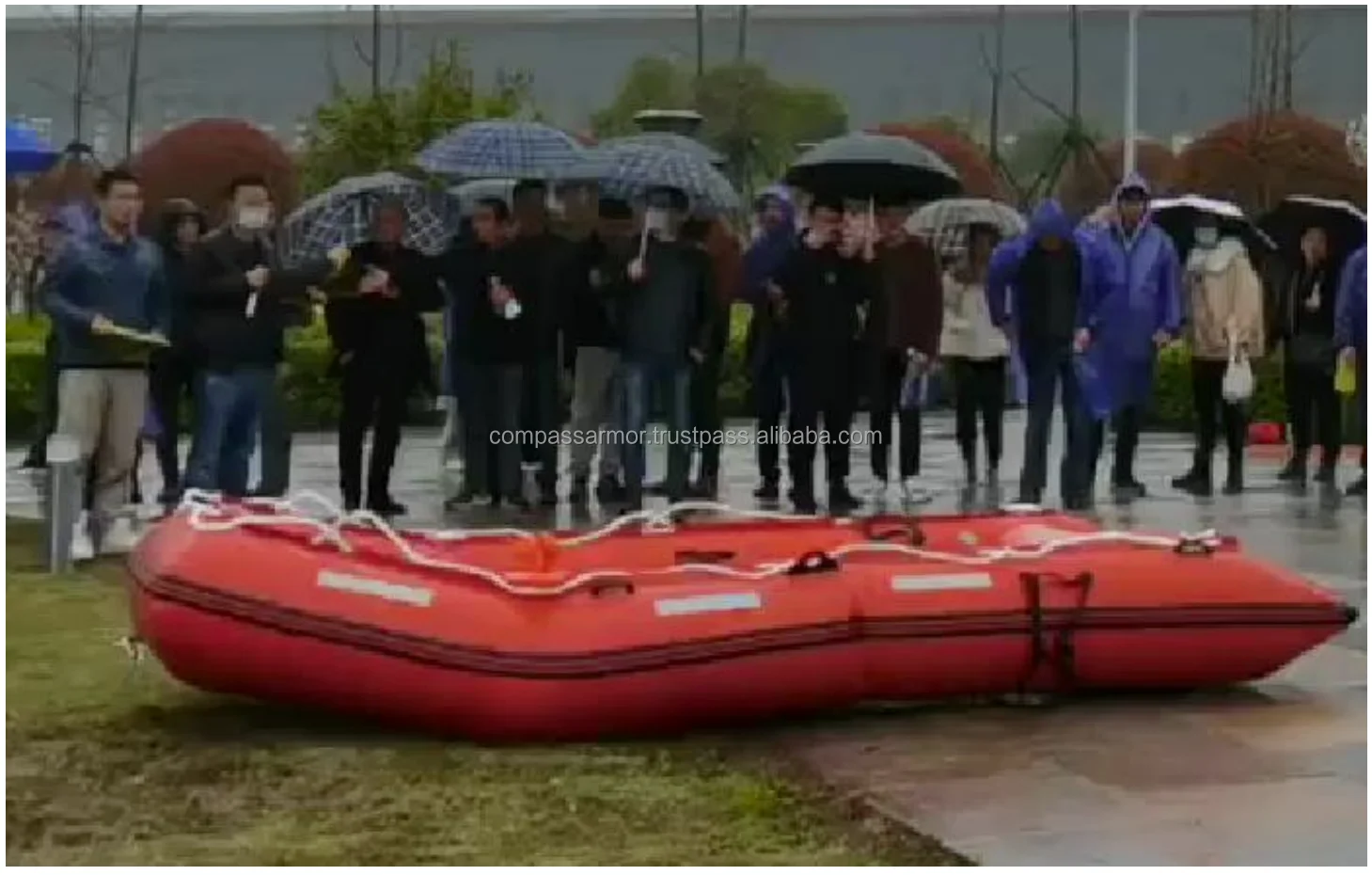 Compassarmor Portable Self-inflating Life Raft Boat Safety Durable ...