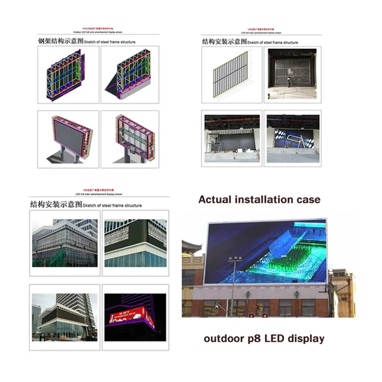 Smd Outdoor Snap-in Front Service 320*320mm P10 Led Module