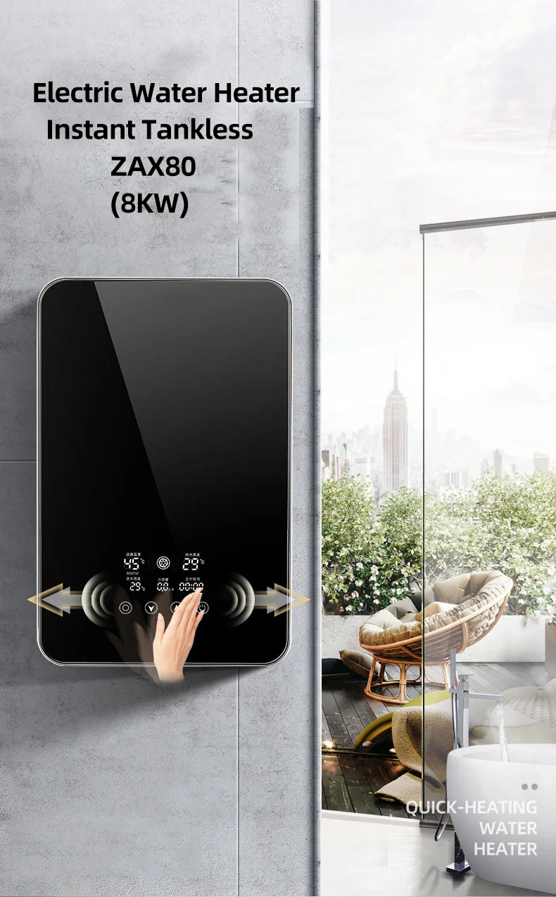 Smart Instant Electric Water Heaters - 8KW Induction Design