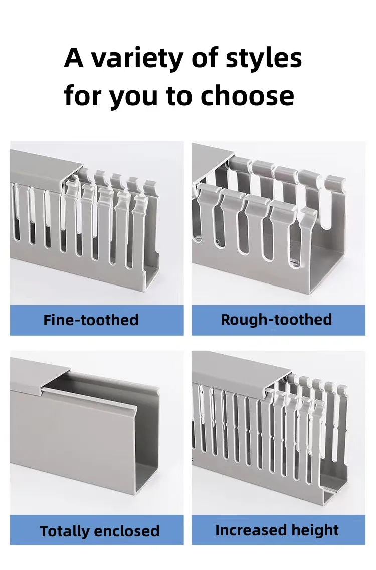 Pxc Series Cable Duct 40x40mm Pvc Cable Duct Grey Slotted Type Pvc ...