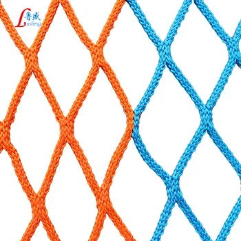 Colorful Knotless Net For Children Playground Safety Net Stair Fall ...