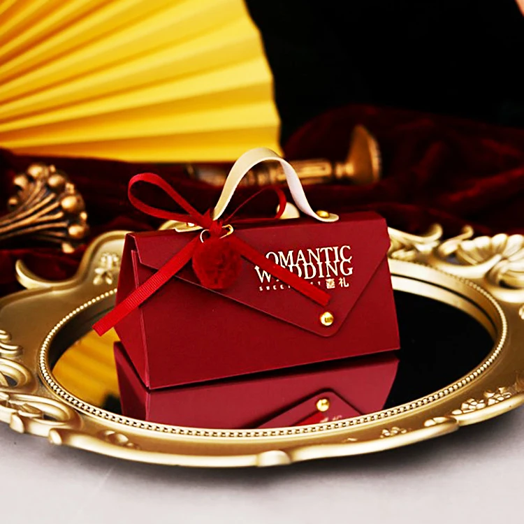 Paper Double Happiness Chocolate Box Wedding Favour Packaging ...