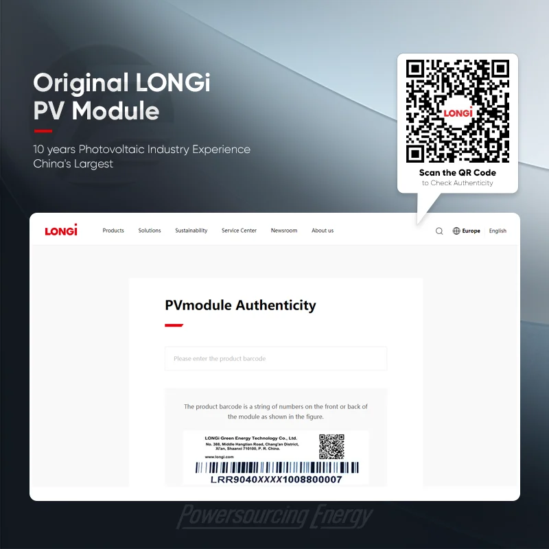 Longi Solar Panels Himo 9 Bificial Topncon 630W 640W 635W 645W 650W ...