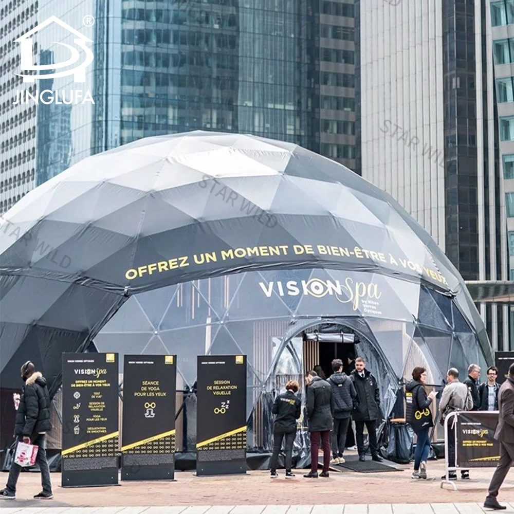 15m Transparent Geodesic Dome Tent for Big Party Events