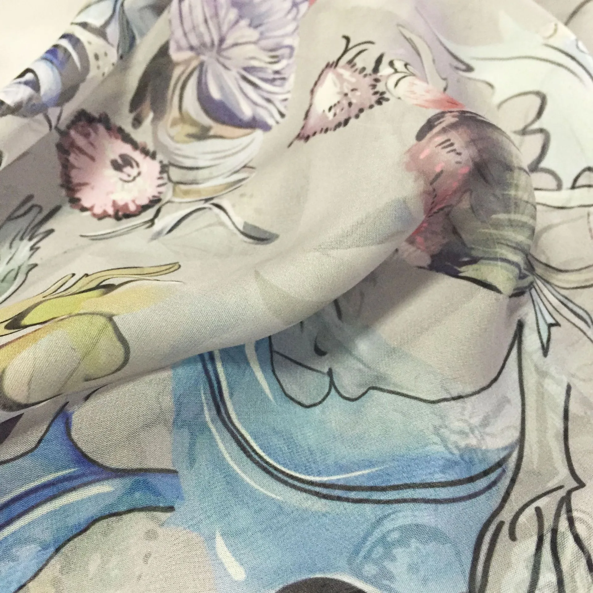 New Product The Water Change Color Hydrochromic Peach Skin Fabric For ...