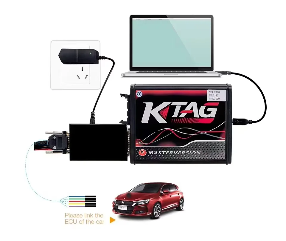 KTAG V7.020 V2.25 Red PCB - Universal ECU Programming Tool