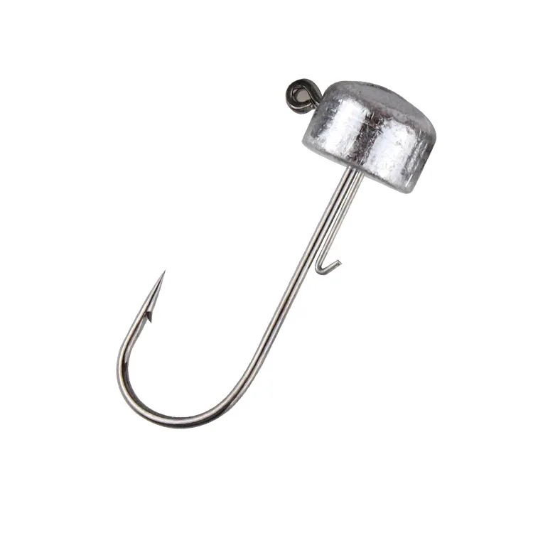 Taigek Bulk Custom Weedless Mushroom Ned Rig Jig Heads Jigs Ned Head ...