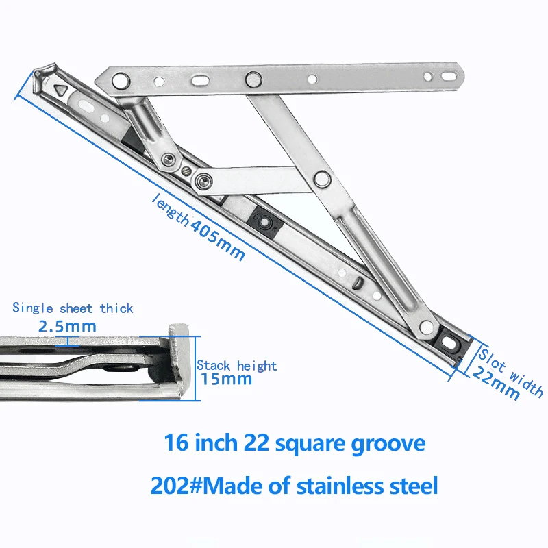 Top Hung Casement Interlock Window Friction Stay Hinge With Manufacture ...