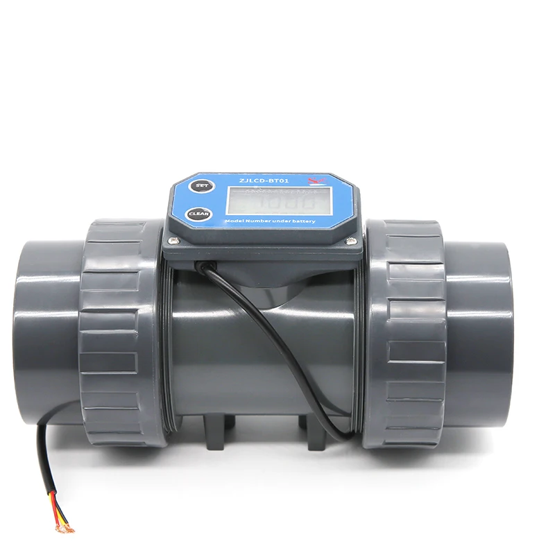 BT01 Digital Turbine Water Flow Meter - 100-3000 GPM