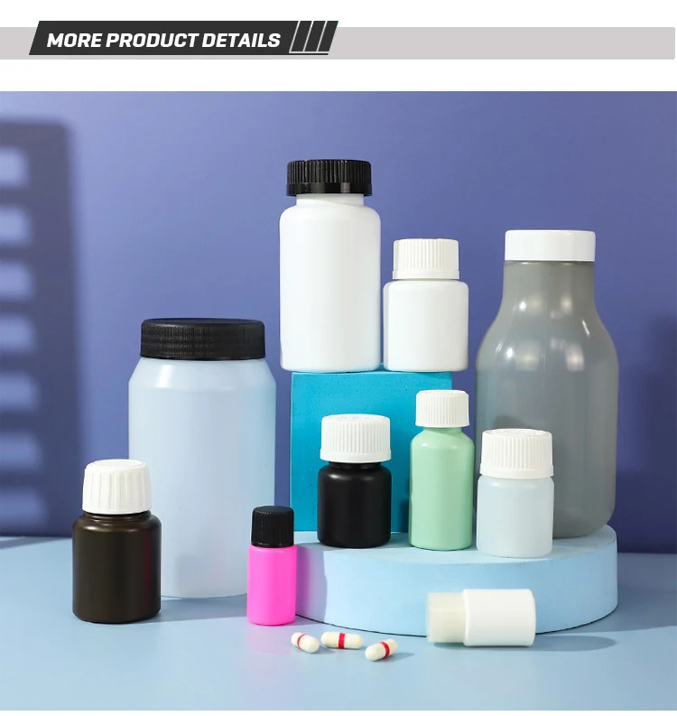 Wide Mouth 120cc Pink Blue Frosted Pill Supplement Capsule Bottle With ...