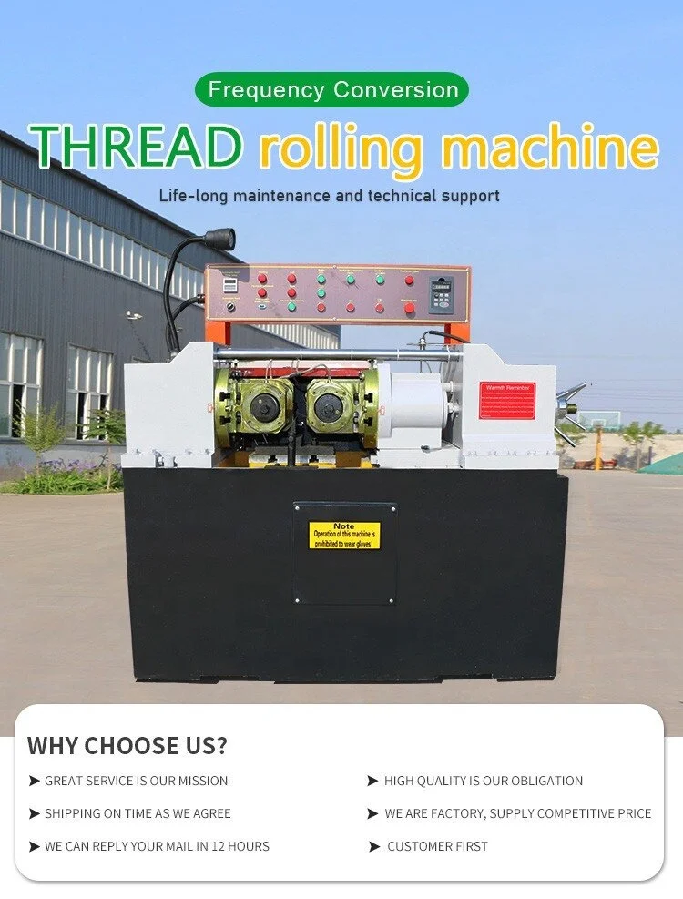 Hydraulic Thread Rolling Machine Pipe Thread Rolling Machine Tube Pipe ...