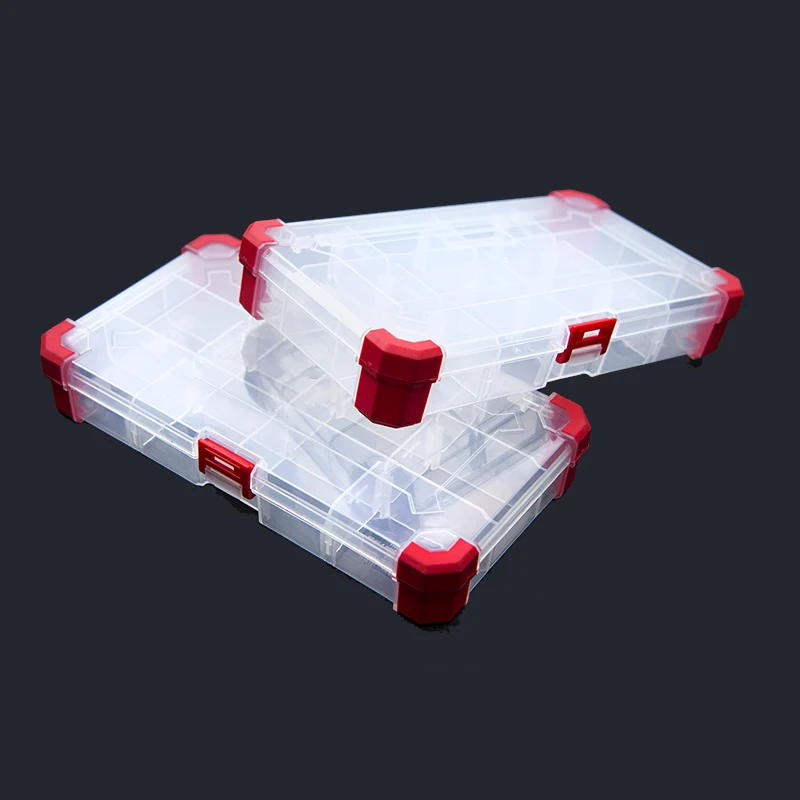 Customized Oem 8 Movable Partitions Tackle Case Screw Plastic Organizer ...