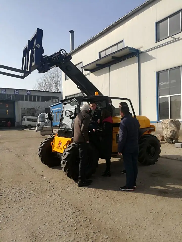 Hydraulic Telehandler Boom Forklift 4x4 3ton 4ton 7m 13m Loader ...