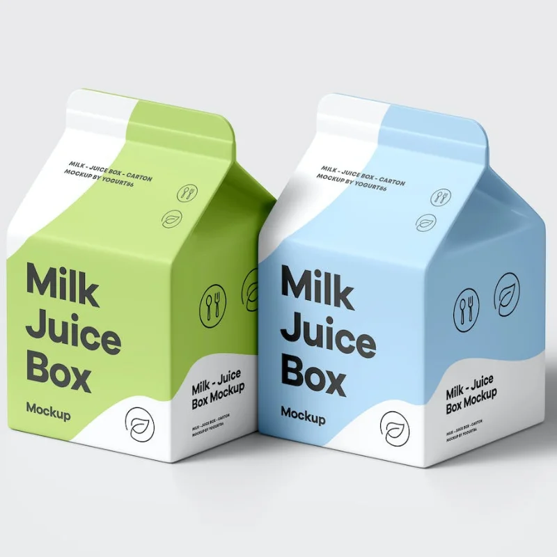 Creative Paper Corrugated Box Packaging Like Milk Packaging Box Horizon ...