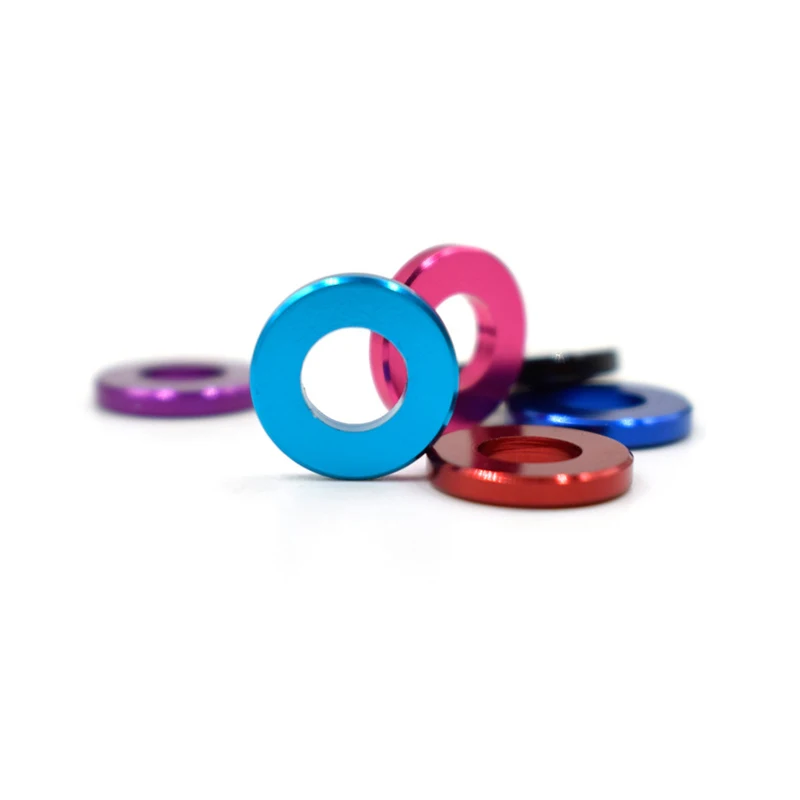 CNC Anodized Color Countersunk Washers M6 JDM Modification