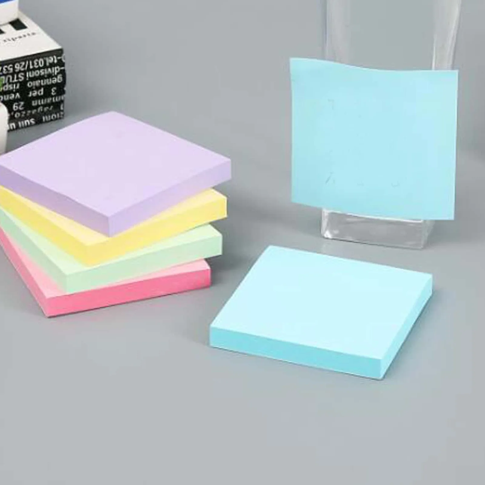 S3300 Custom 3x3'' Paper Sticky Notes - Colorful & Versatile