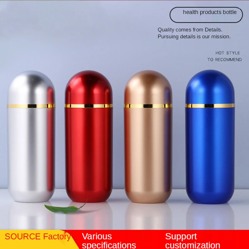 IN STOCK Capsule Shape Design Capsules Bottle Plastic for Pill Tablets ...