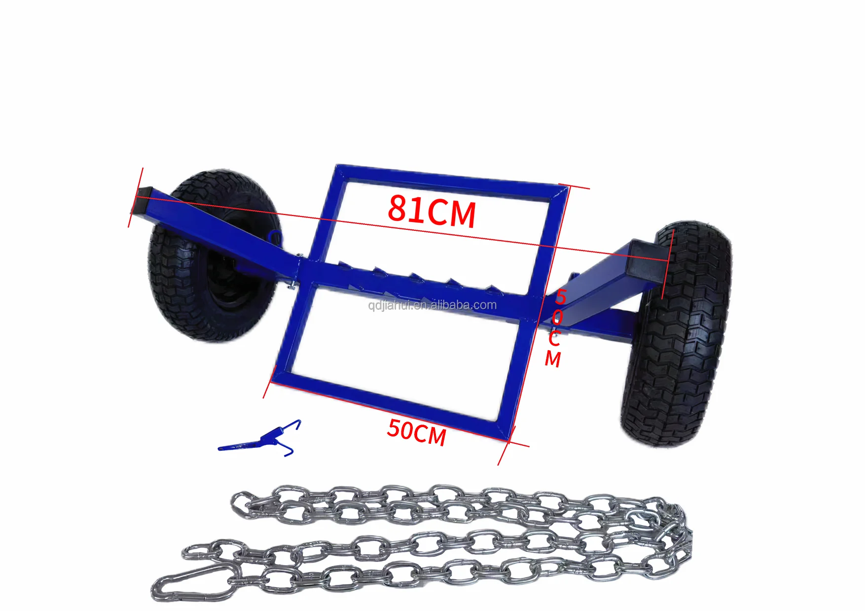 ATV Log Hauler Log Loader Hauler Hand Operated Winch Log Hauler for ...