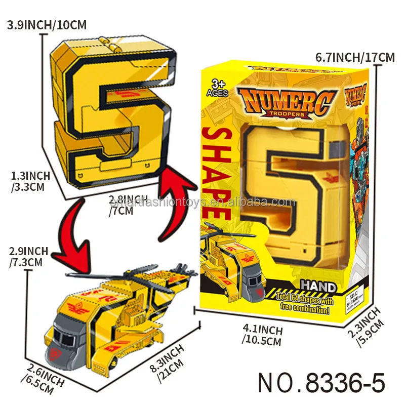 Number Robot Math Robot Mathematical Toys 5 Numbers Mixed Education ...