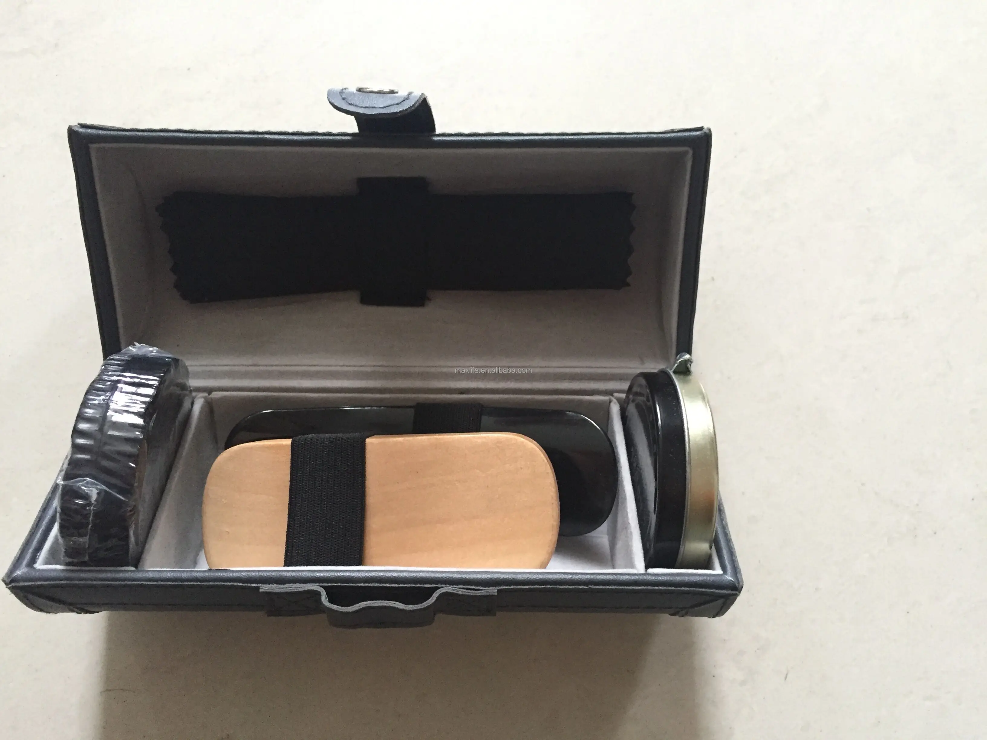 Travel Shoe Shine Kit - Professional Leather Polishing