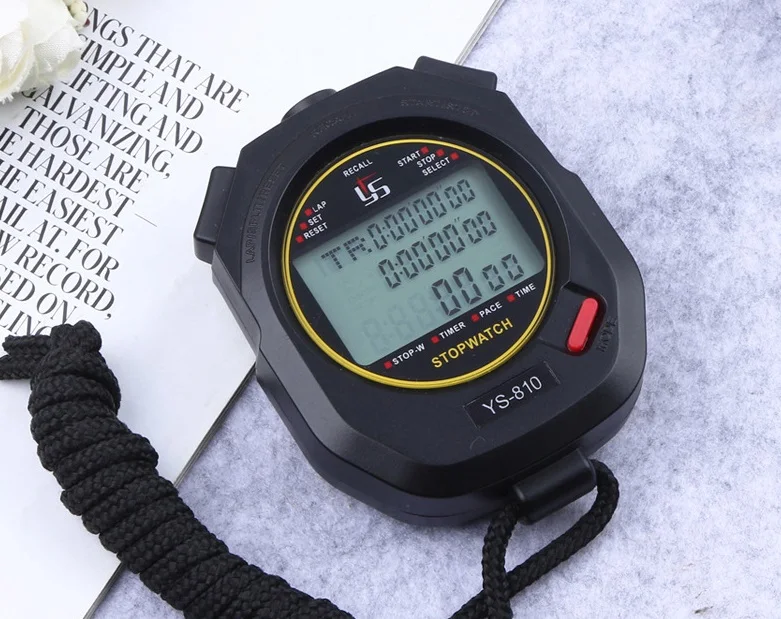 Multi-track Electronic Stopwatch Timer Sports Fitness Running Track ...