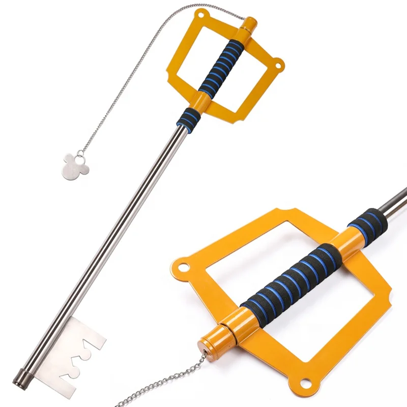Full Size Metal Kingdom Hearts Cosplay Prop Sora Kingdom Key Keyblade ...