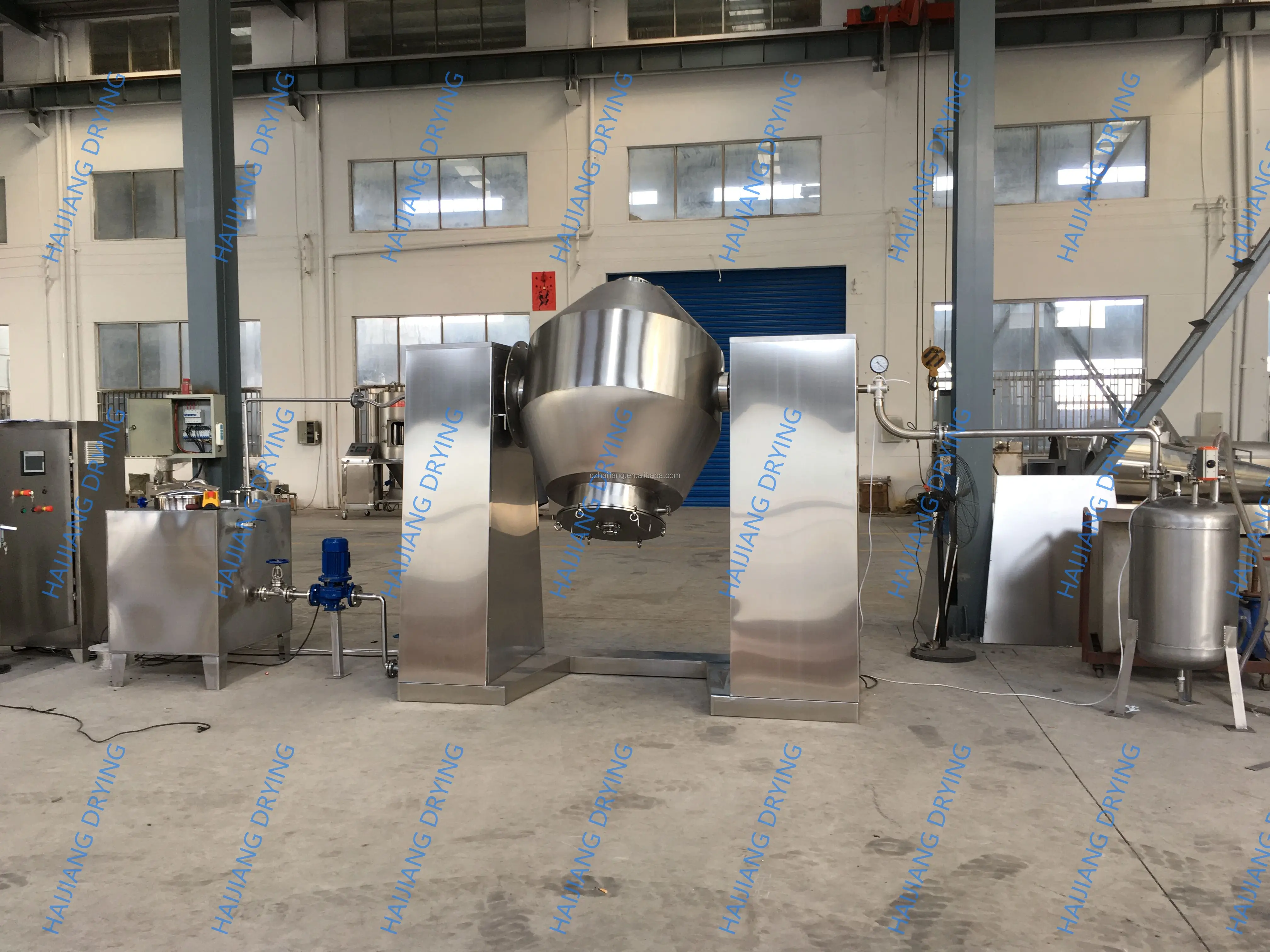 SZG Series Double Cone Conical Sugar Rotating Rotary Vacuum Device ...