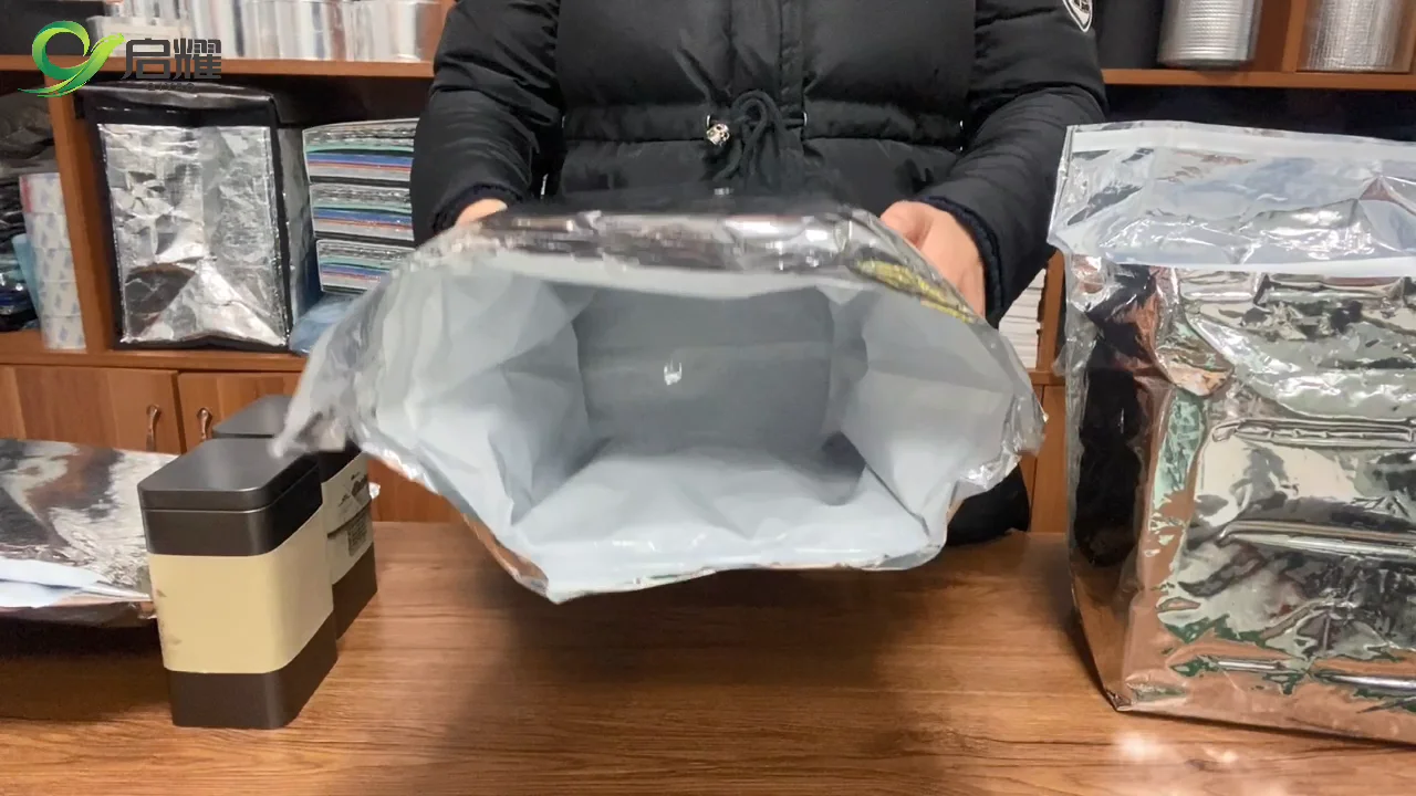 72 Hour Temperature Protection Thermal Insulated Cooler Liner Aluminum ...