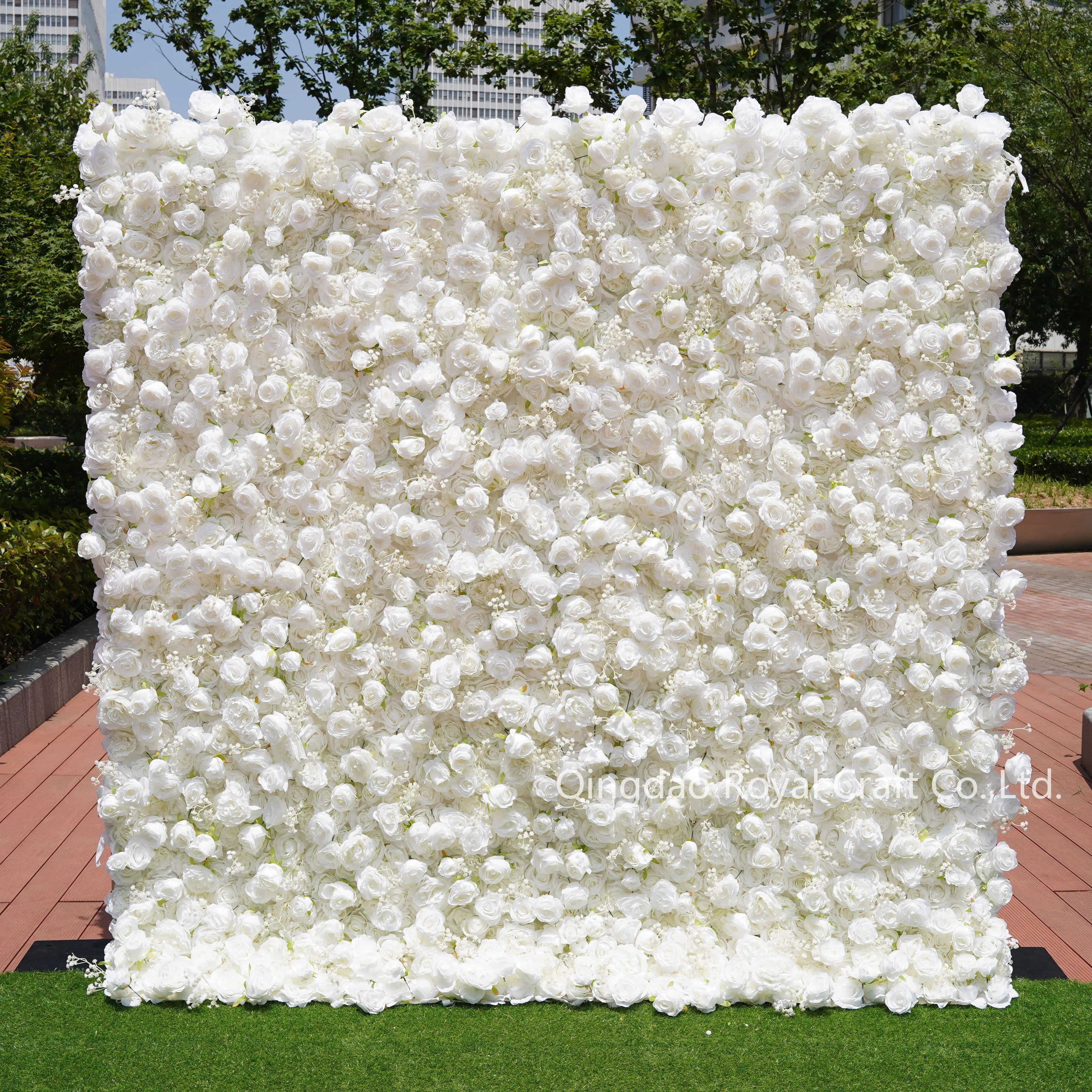 3x3 Meters Adjustable Flower Wall - Perfect Wedding Backdrop