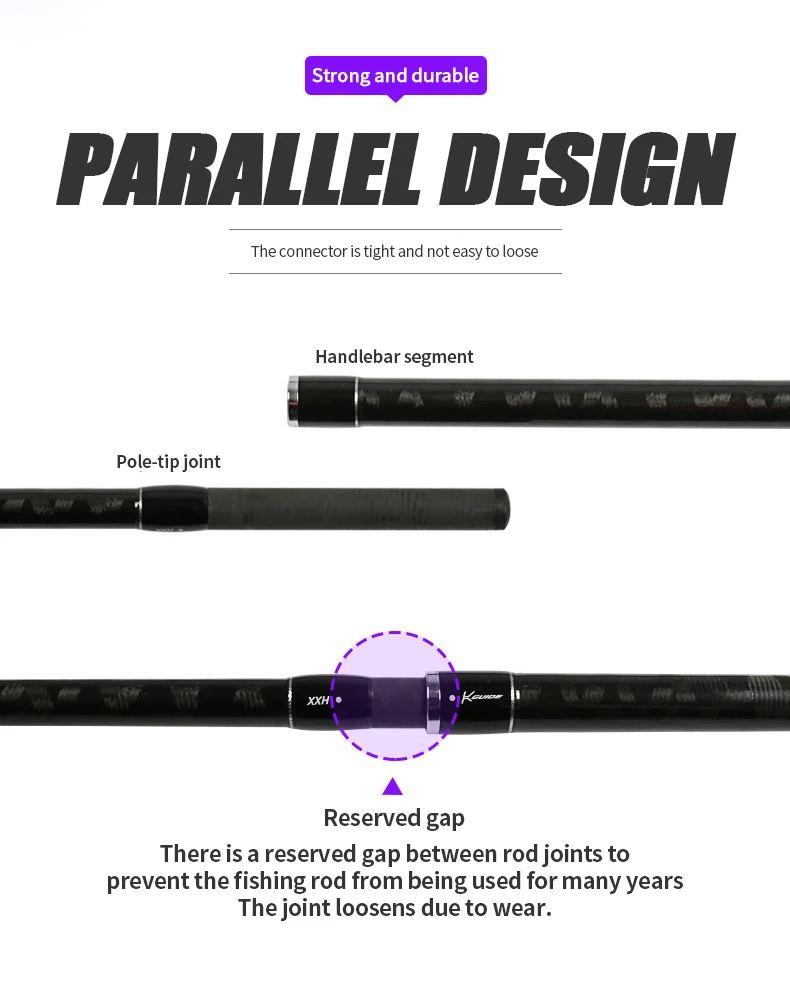 OEM Toray 30T+40T Carbon Cloth Fuji Guide Saltwater Fishing Sea Bass Fuji Reel Seat Spinning ...