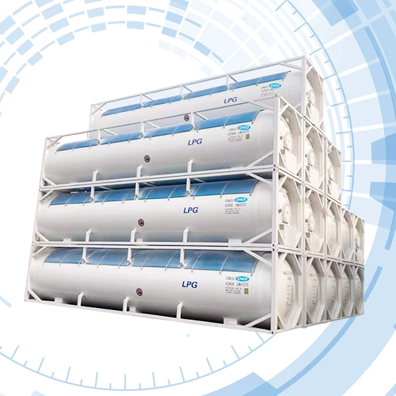 High Security Lpg Tank 40' Container 40ft Lpg Iso Tank Container - Buy ...