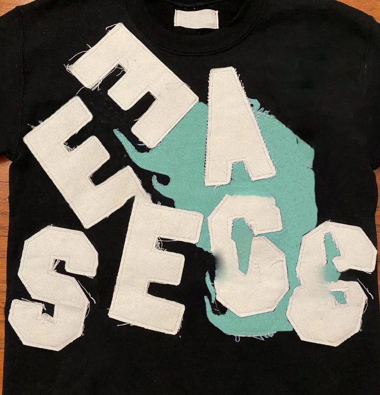 Custom Logo 95 Cotton 5 Spandex Letter Distressed Patch Embroidered ...