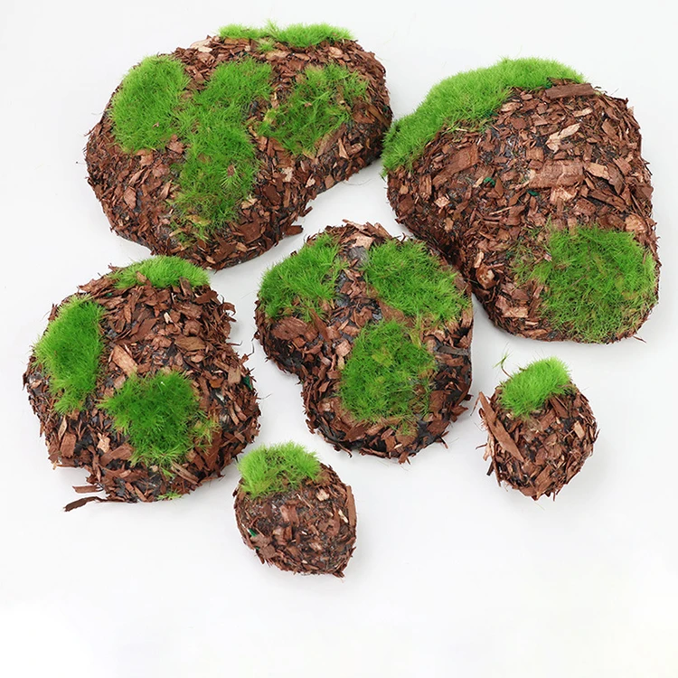 Eg-a064 Artificial Moss Stone Diy Landscape Home Garden Decoration ...