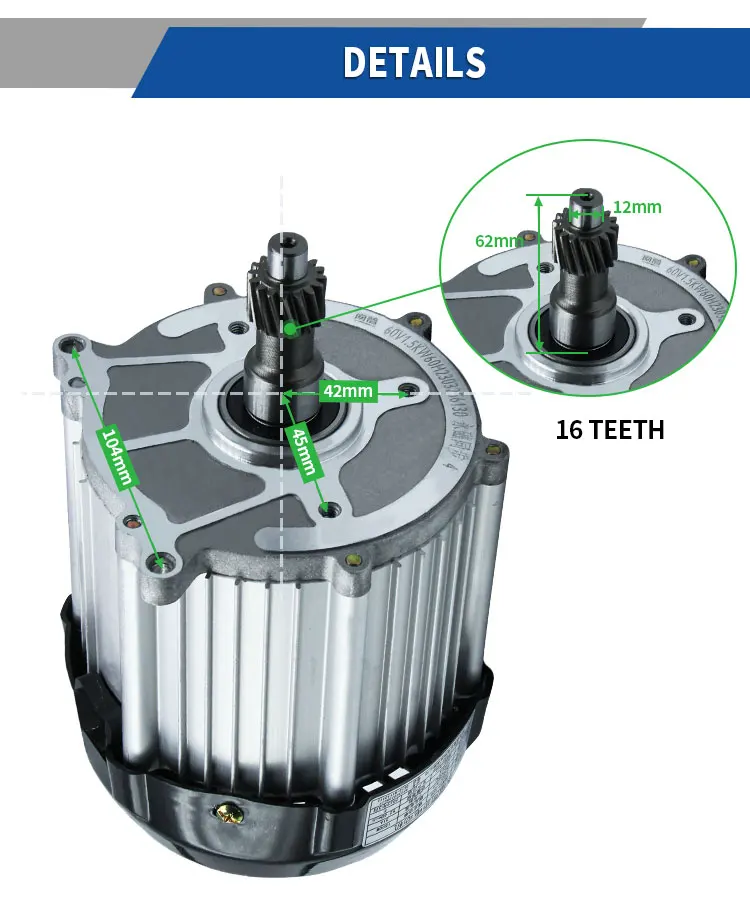 Wholesale Innovation 800W 48V 3 Phase Brushless DC Motor