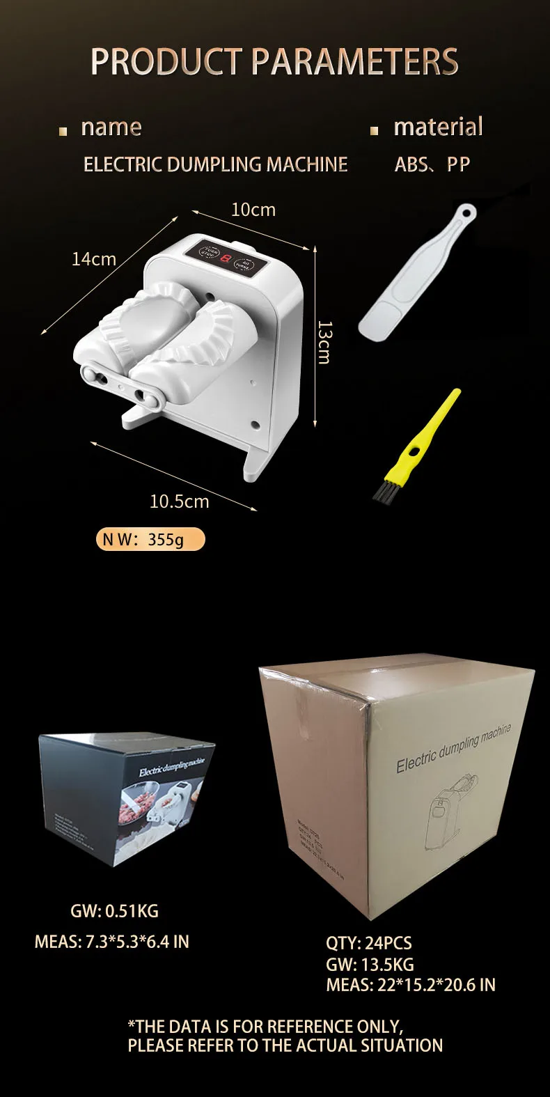Electric Automatic Dumpling Wrapper Effortlessly Produces Plastic Gyoza ...