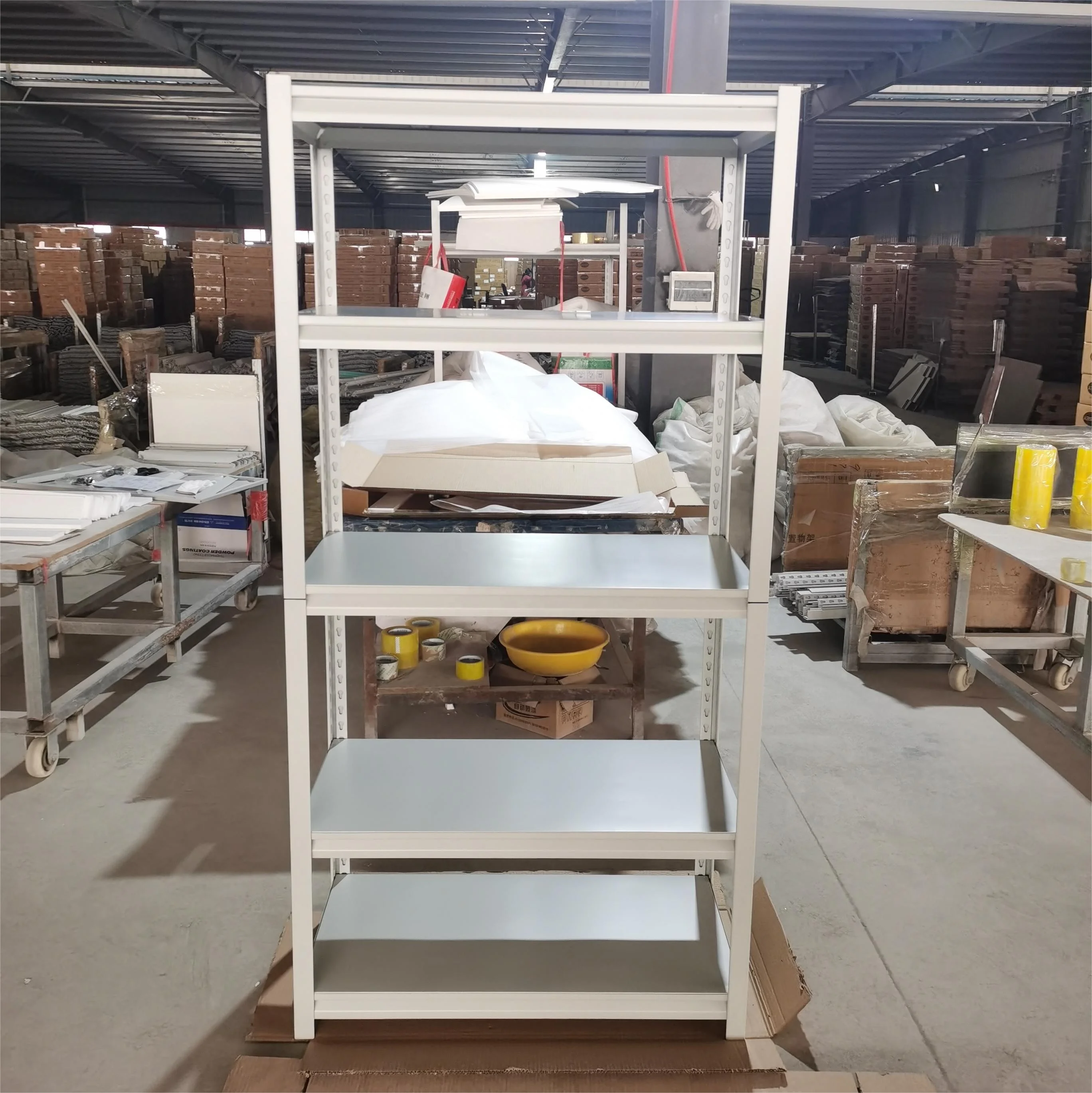 Warehouse Boltless Metal Rack Shelving Boltless Garage Stacking Rack ...