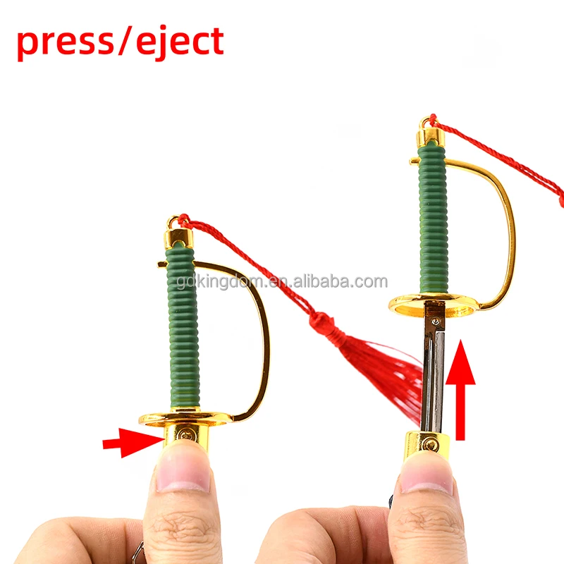 2024 New Design Anime Katana Sword Toy Keychain One Pieces Props ...