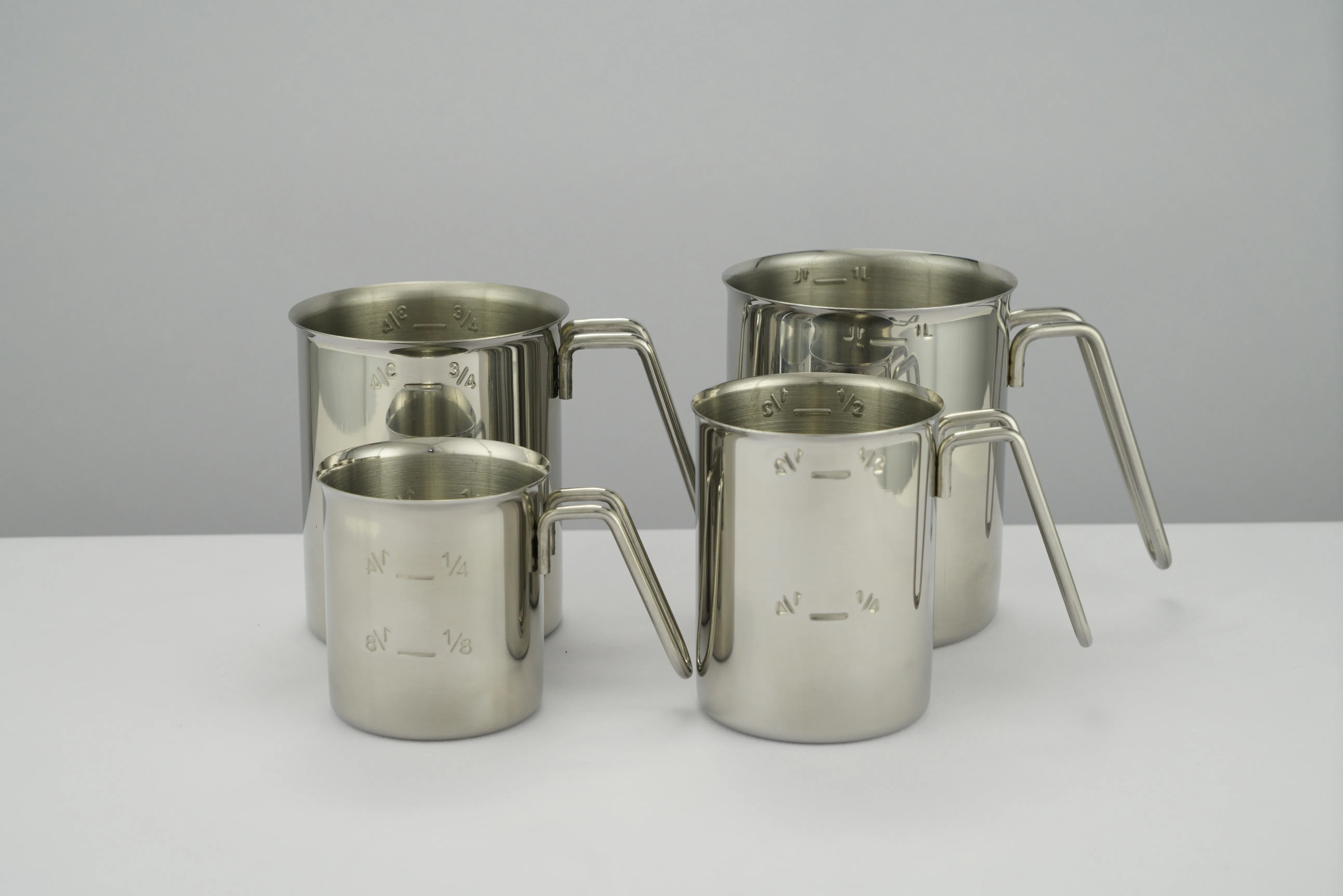 500ml Professional 304 Stainless Steel Measuring Cup With Linear Handle ...