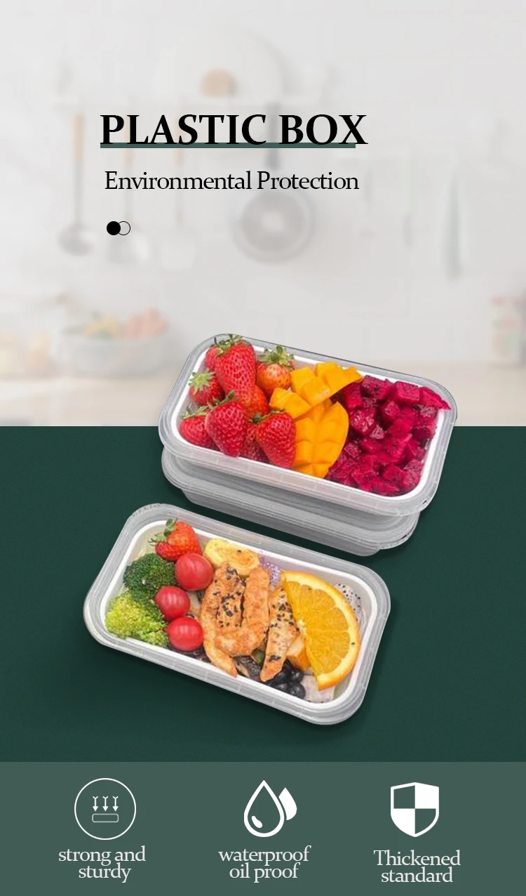Wholesale Hot Takeaway Disposable Plastic Food Container With Lid - Buy ...